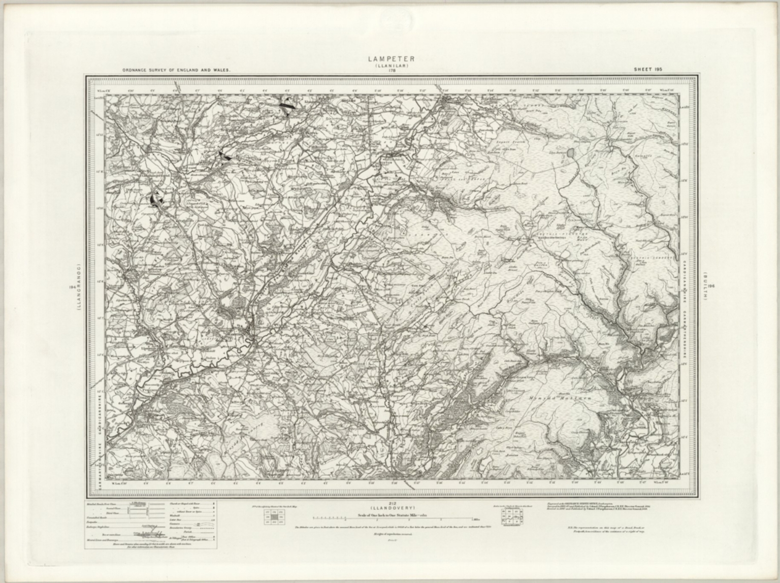 195 Lampeter (Outline) - David Rumsey Historical Map Collection