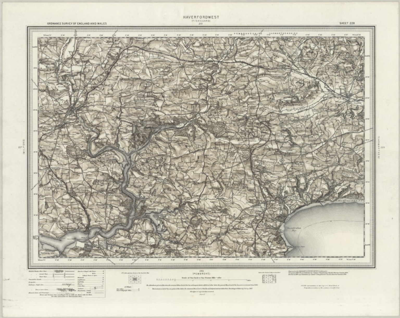 228 Haverfordwest (Hills) - David Rumsey Historical Map Collection