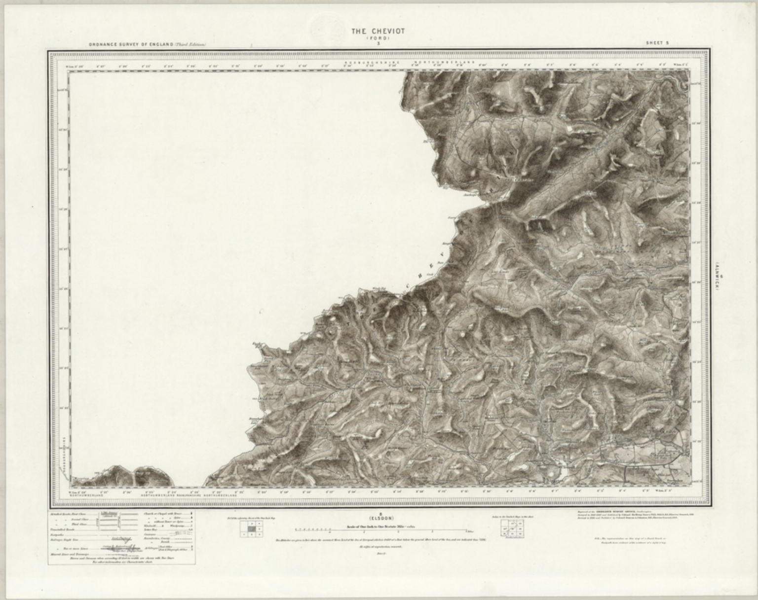 5 The Cheviot (Hills) - David Rumsey Historical Map Collection