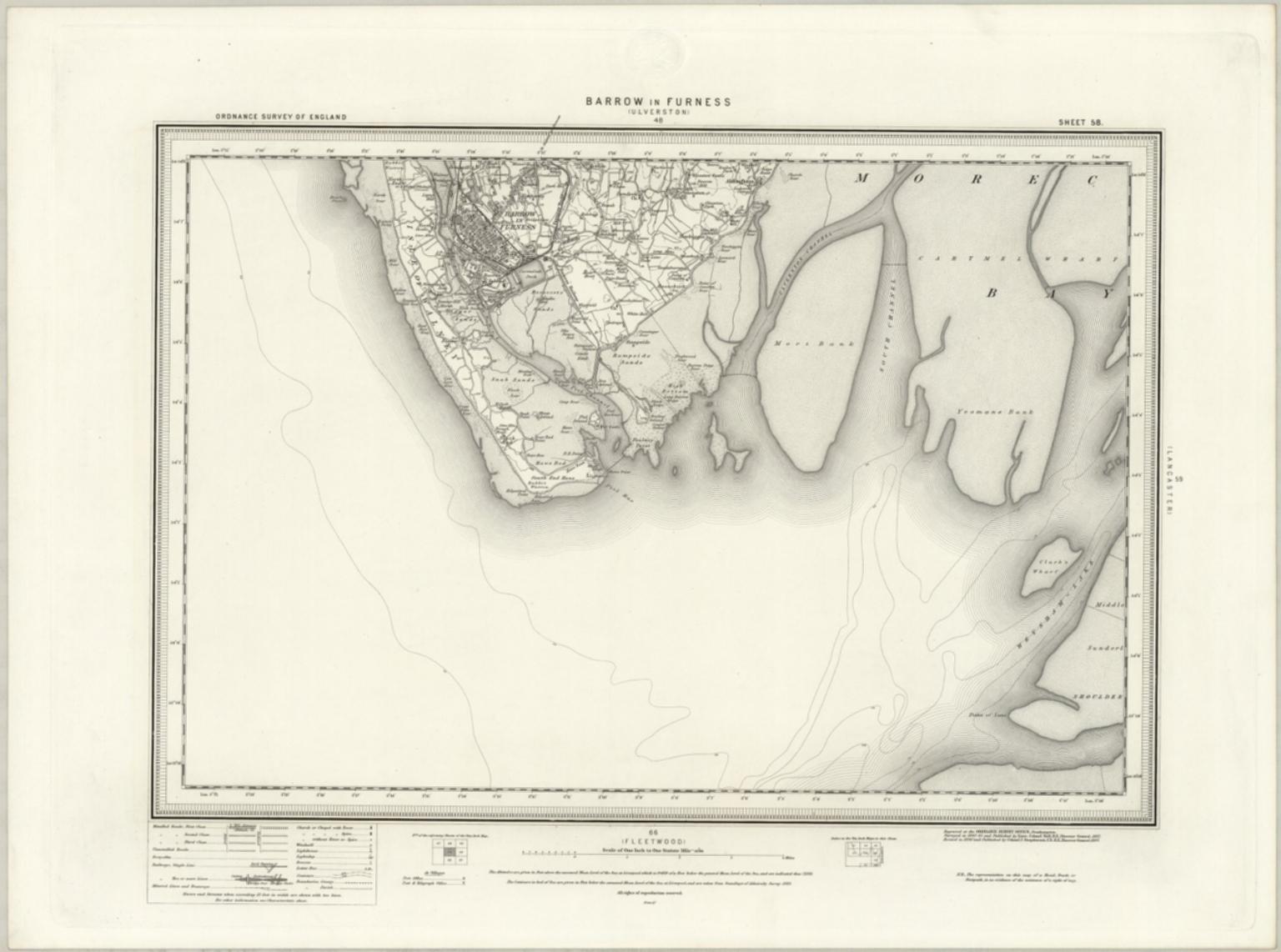 58 Barrow in Furness (Outline) - David Rumsey Historical Map Collection