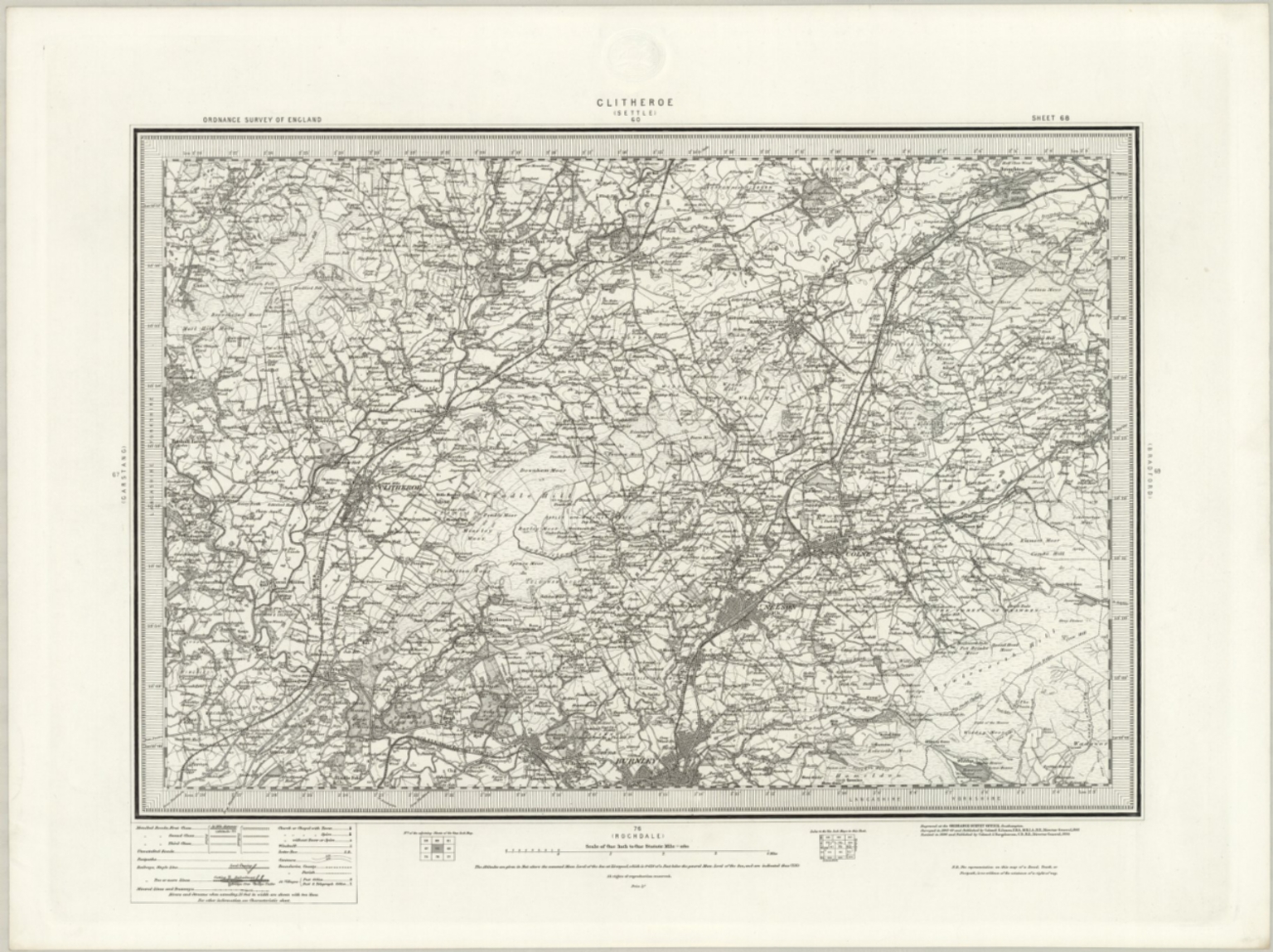 68 Clitheroe (Outline) - David Rumsey Historical Map Collection