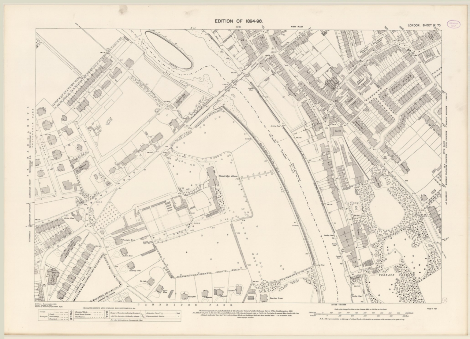 London Sheet IX.70 - David Rumsey Historical Map Collection