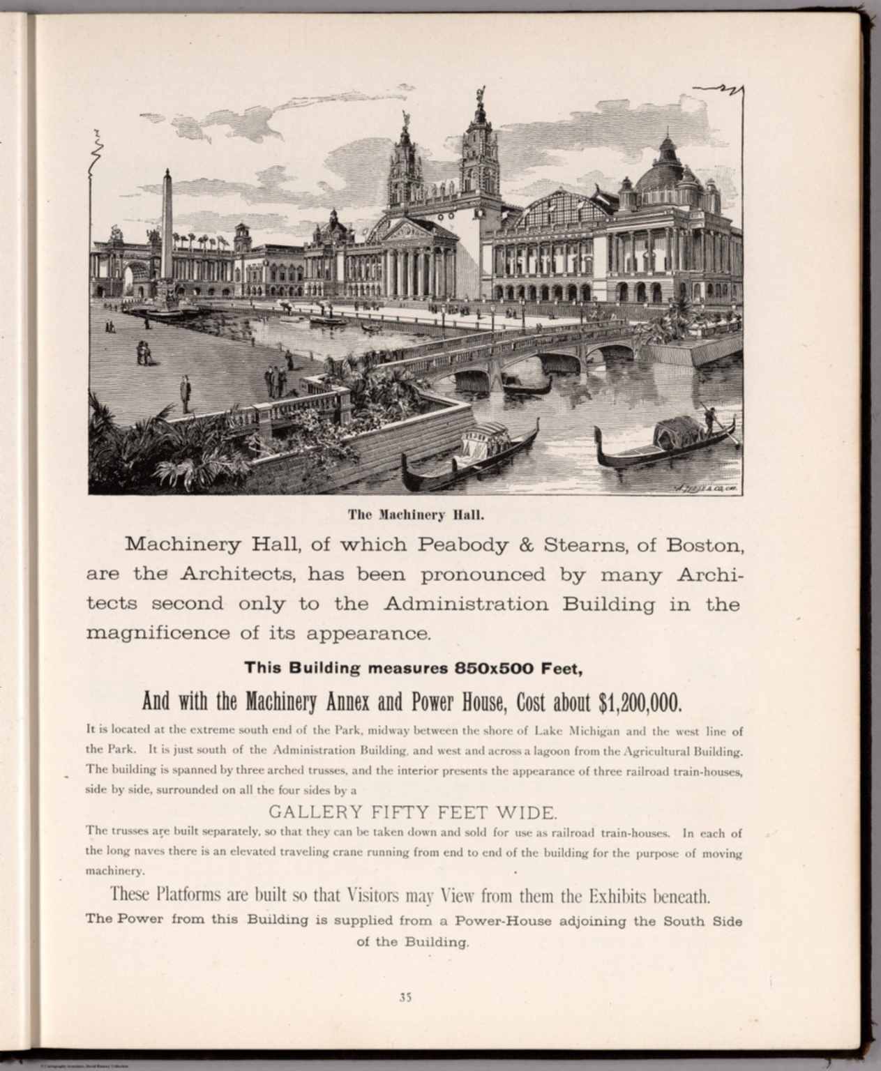 Text Page: The Machinery Hall - David Rumsey Historical Map Collection