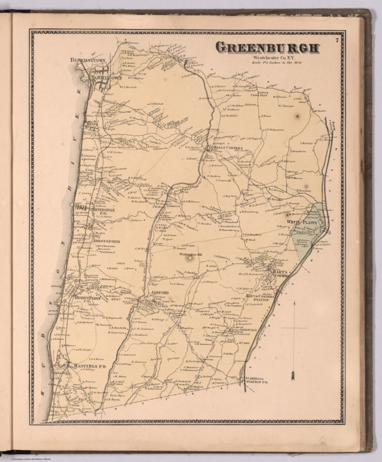 Greenburgh, Westchester County, New York. - David Rumsey Historical Map ...