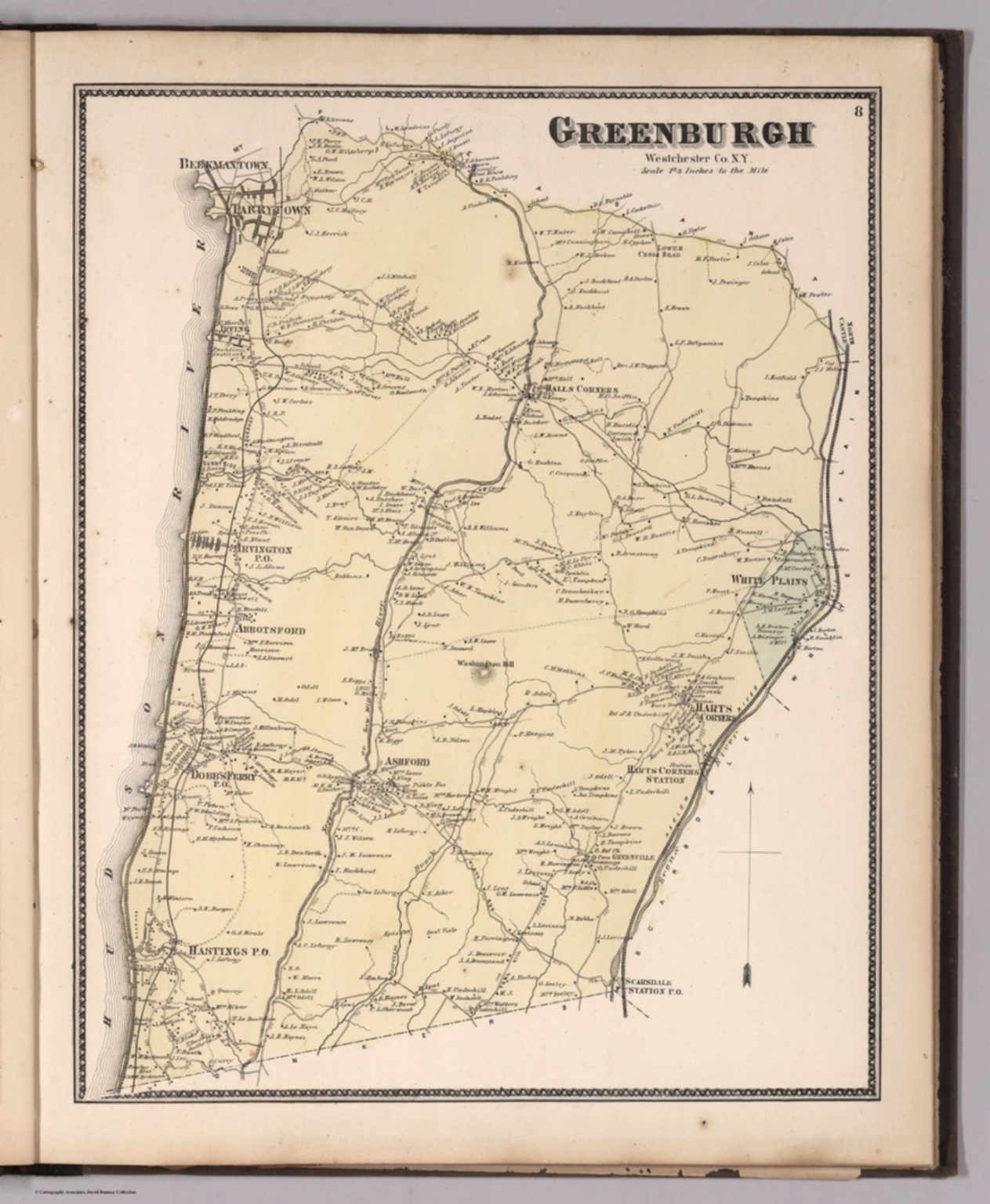 Greenburgh, Westchester County, New York. - David Rumsey Historical Map ...