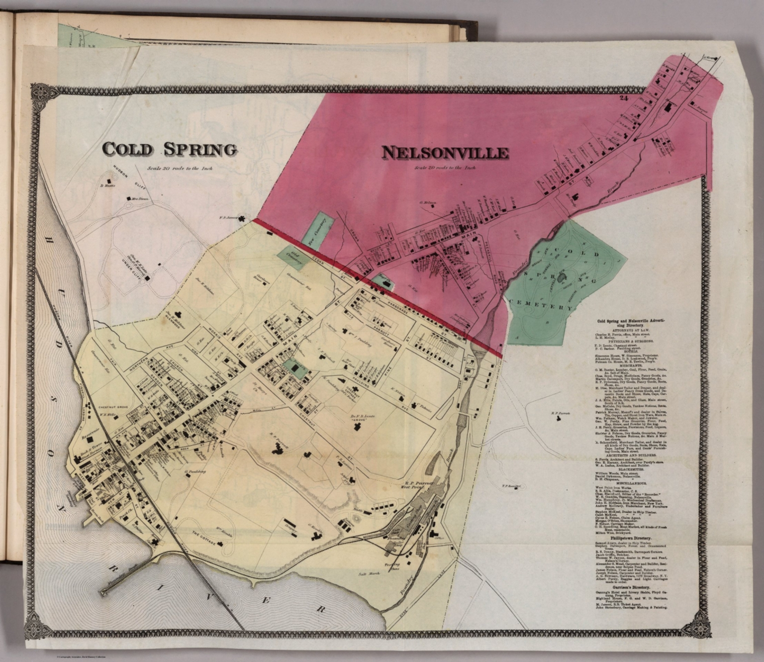 Cold Spring, Nelsonville, New York. - David Rumsey Historical Map ...