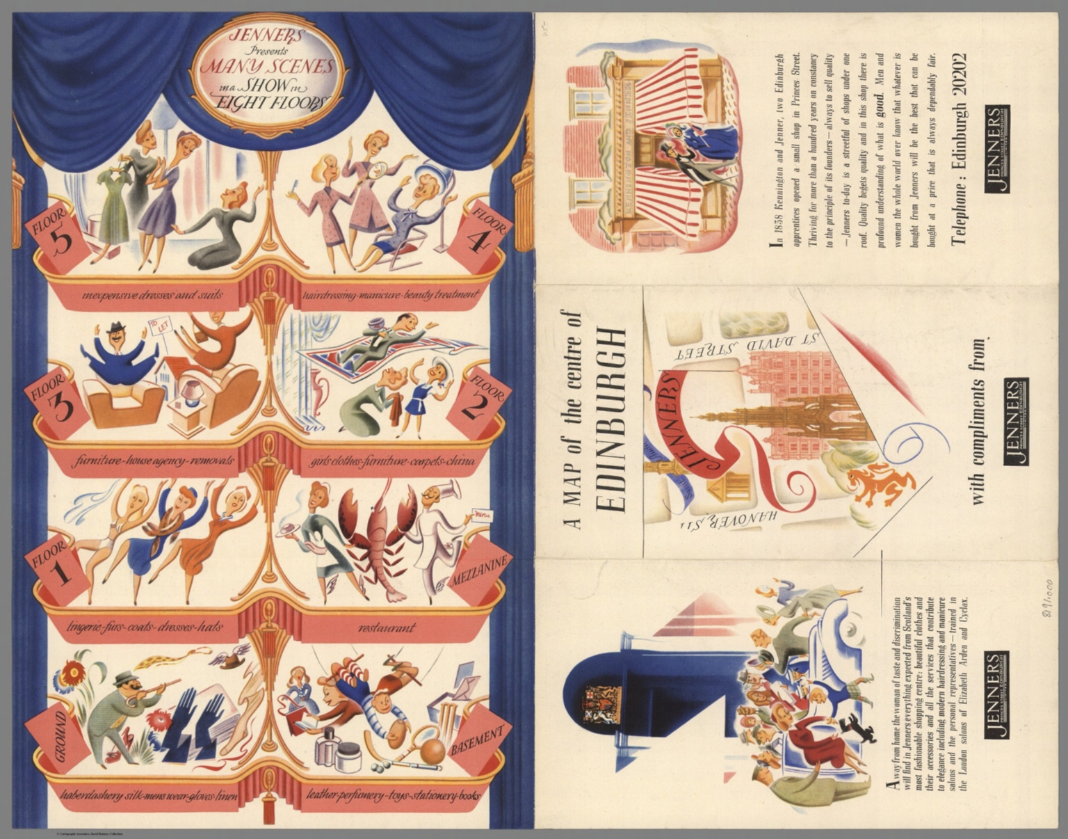 Jenners present many scenes in a show in eight floors - David Rumsey ...