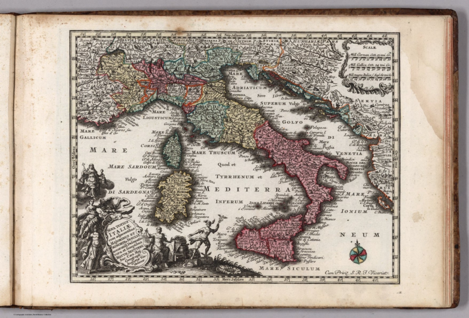 Nova Totius Italiae - David Rumsey Historical Map Collection