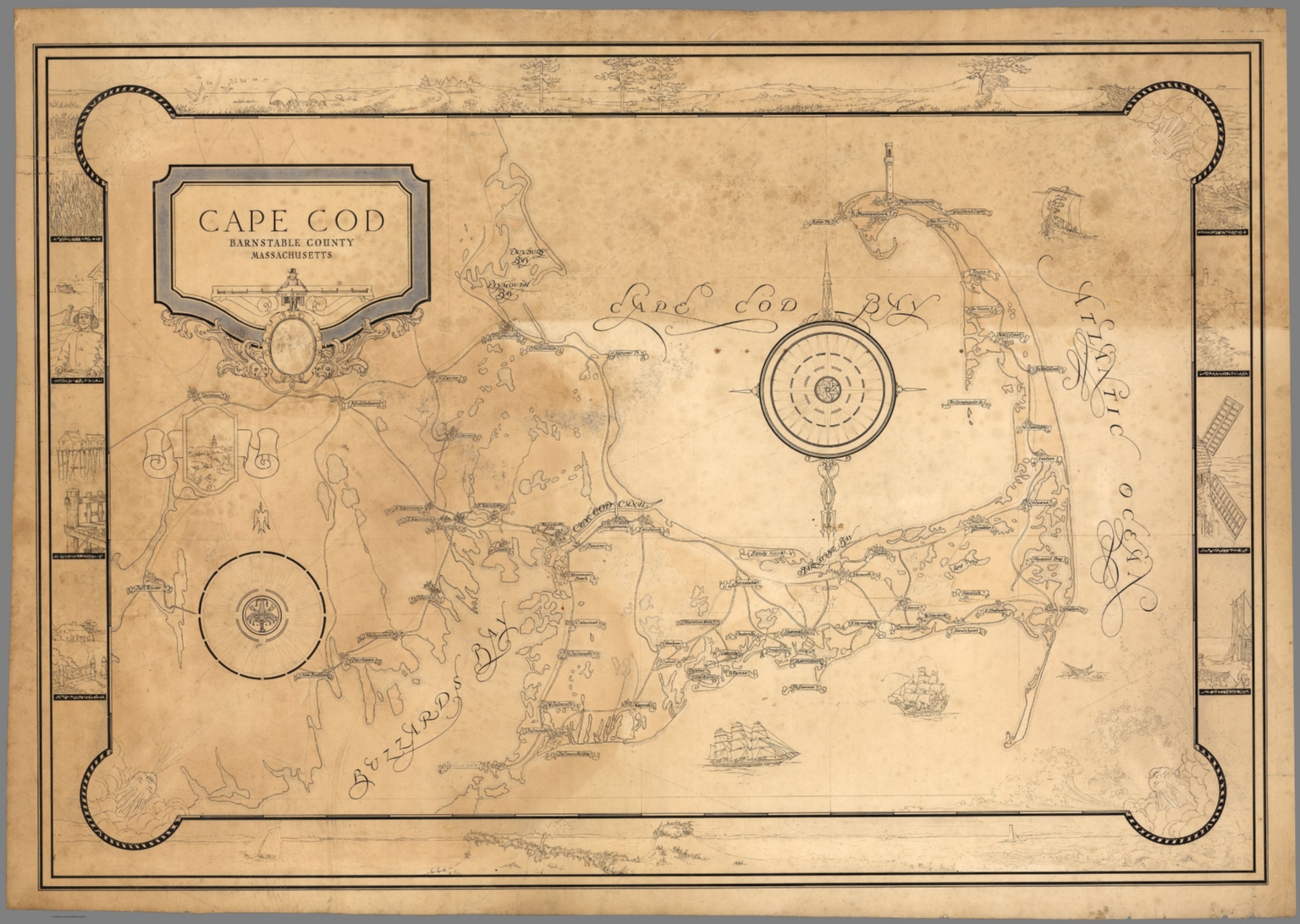 Cape Cod : Barnstable County Massachusetts - David Rumsey Historical ...