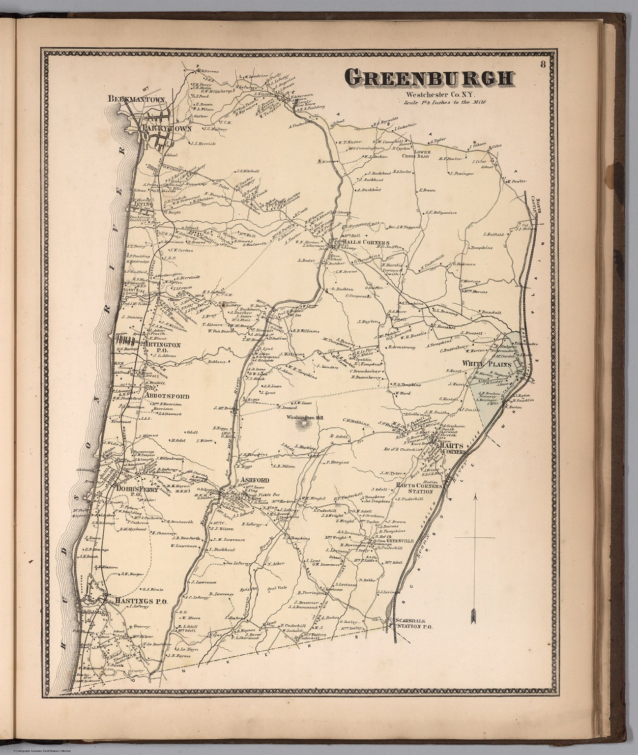 Greenburgh, Westchester County, New York. - David Rumsey Historical Map ...