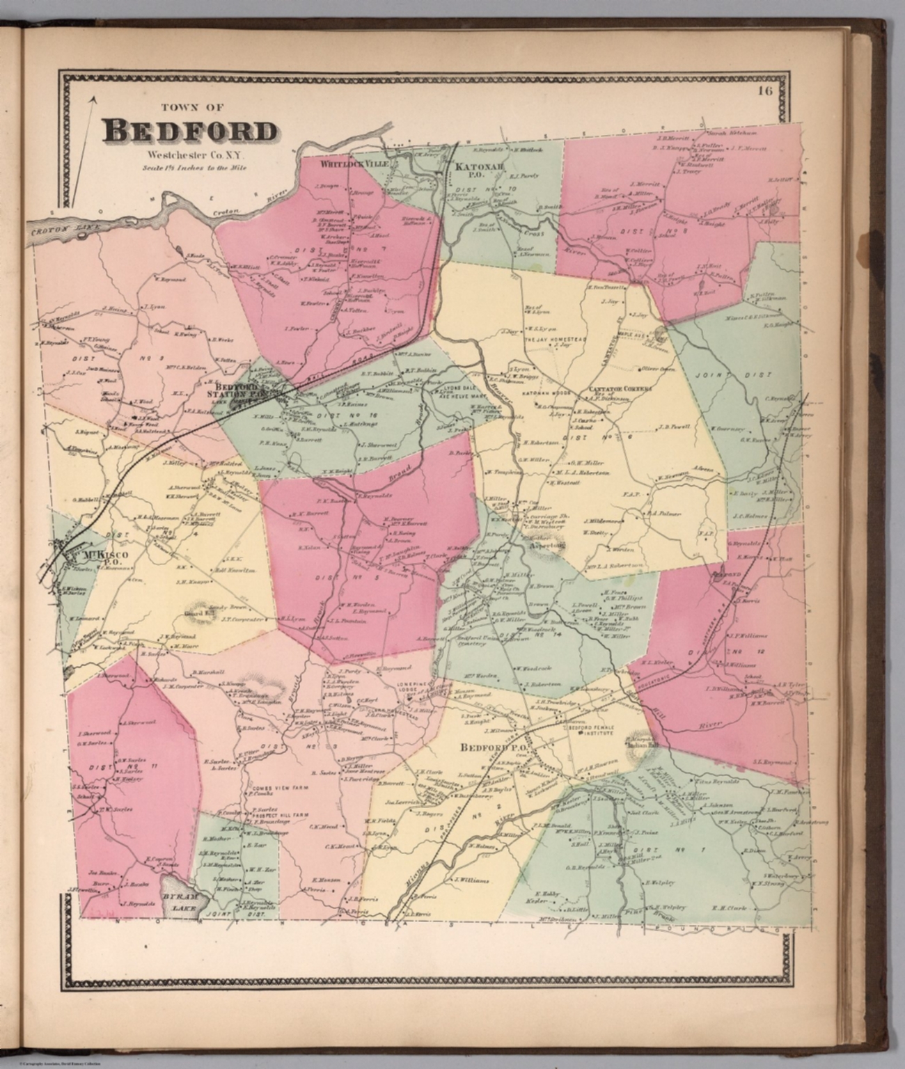Town of Bedford, Westchester County, New York. - David Rumsey ...