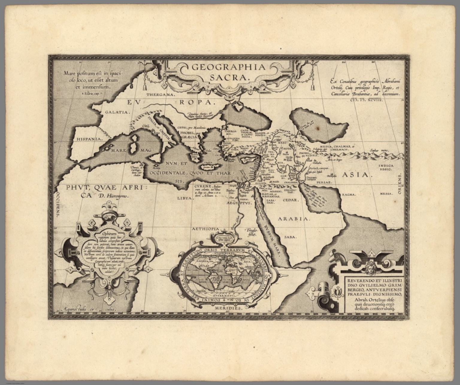 (i) Geographia Sacra. - David Rumsey Historical Map Collection