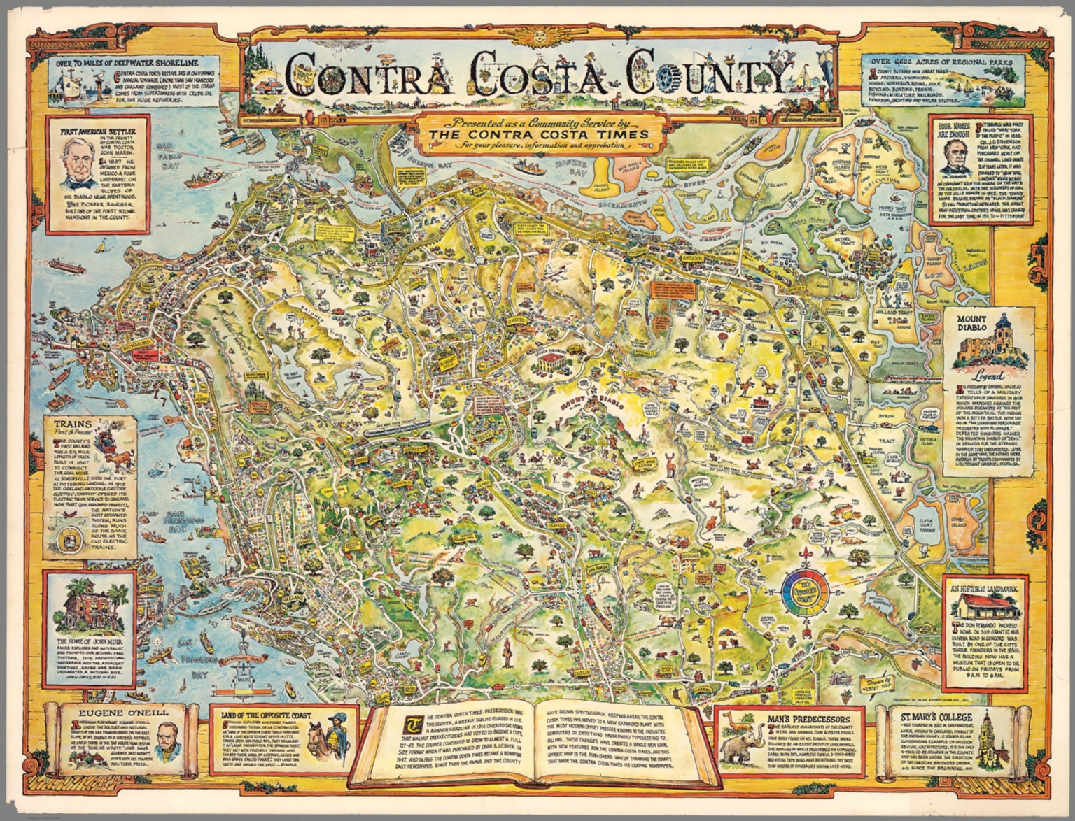 Contra Costa County - David Rumsey Historical Map Collection