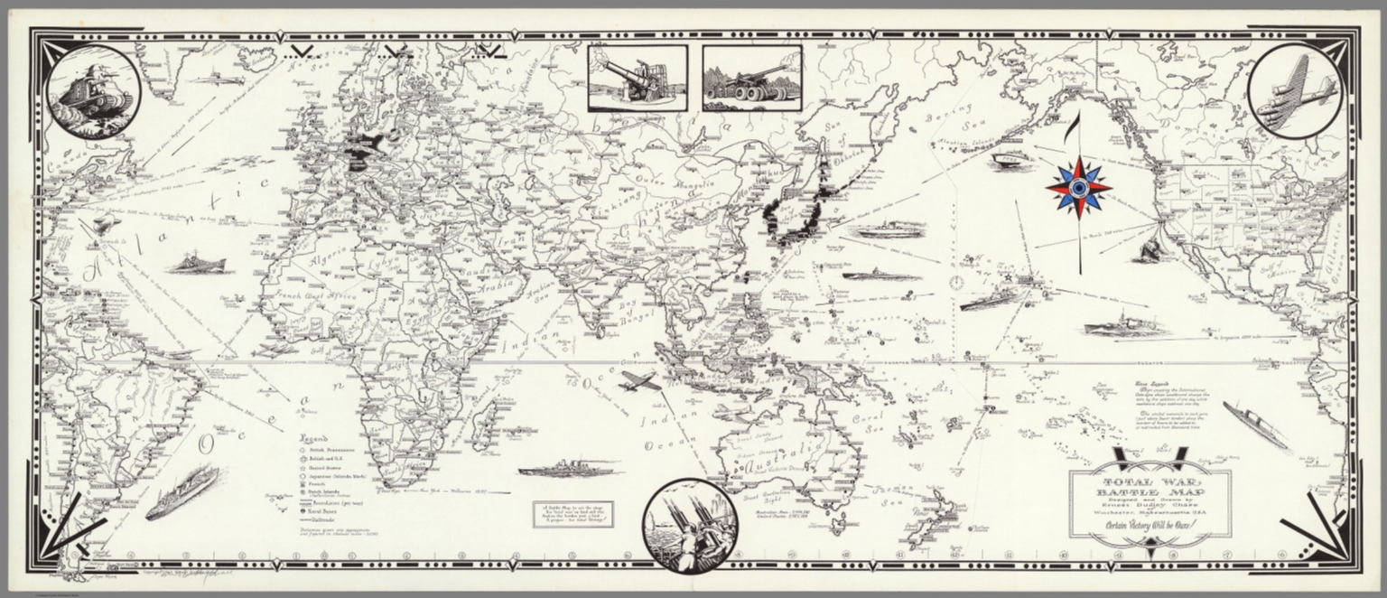 Total War, Battle Map. - David Rumsey Historical Map Collection