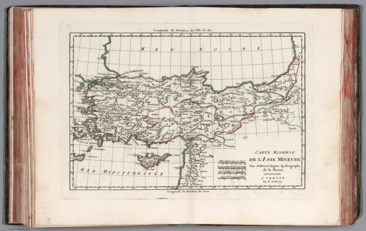 Carte moderne de l'Asie Mineure - David Rumsey Historical Map Collection