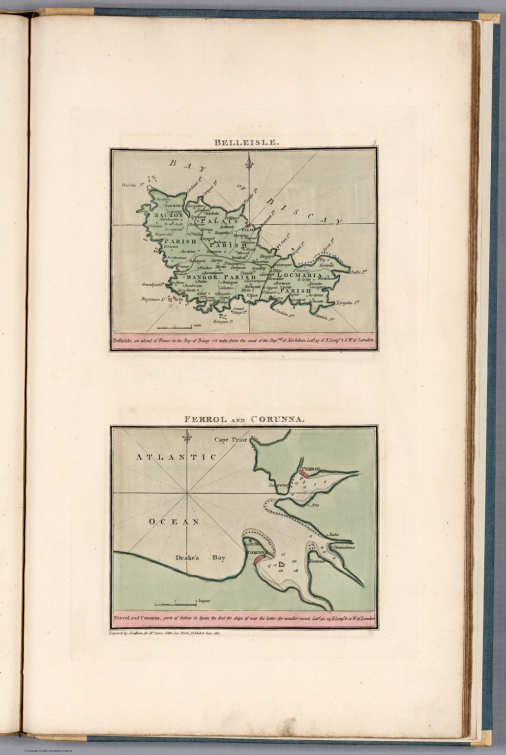 Belleisle. Ferro and Corunna - David Rumsey Historical Map Collection