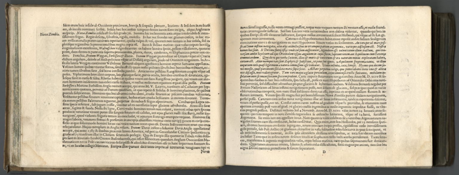 Text Page: (Continues) Polus Arcticus - David Rumsey Historical Map ...