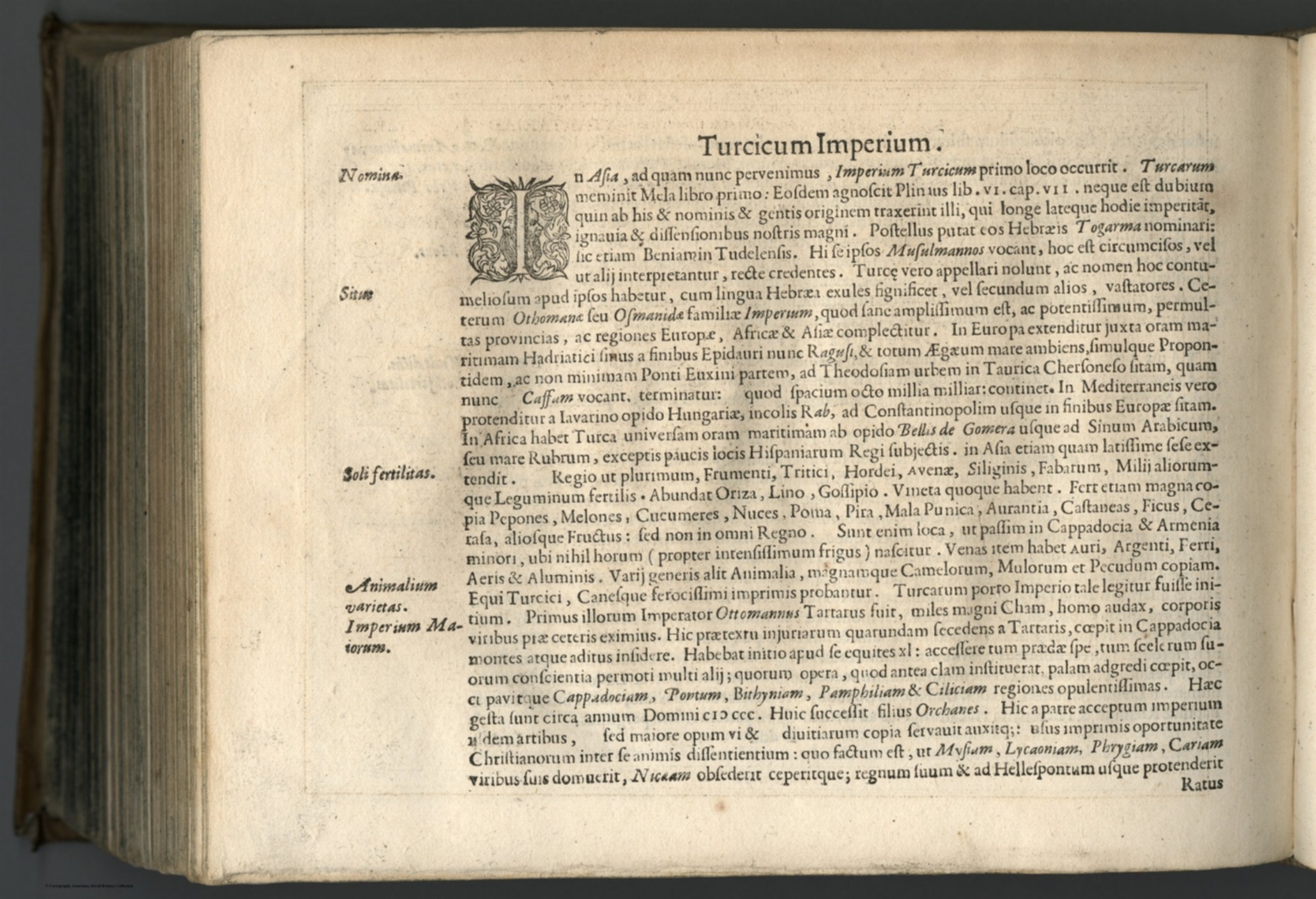 Text Page: Turcicum Imperium - David Rumsey Historical Map Collection