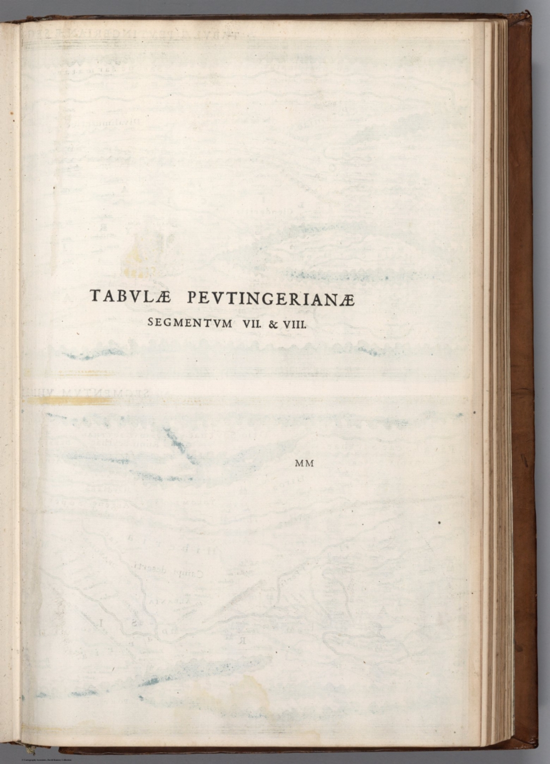 Text Page: Tabulae Peutingerianae segmentum VII & VIII - David Rumsey ...