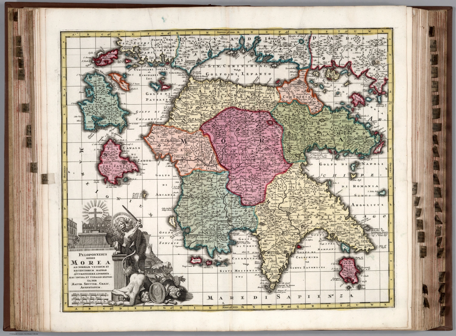 Peloponnesus Hodie Morea. - David Rumsey Historical Map Collection