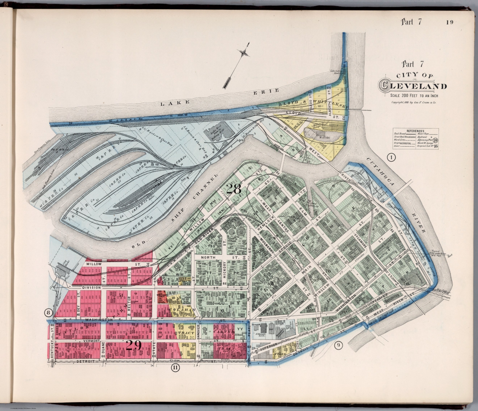 Part 7. City of Cleveland. - David Rumsey Historical Map Collection