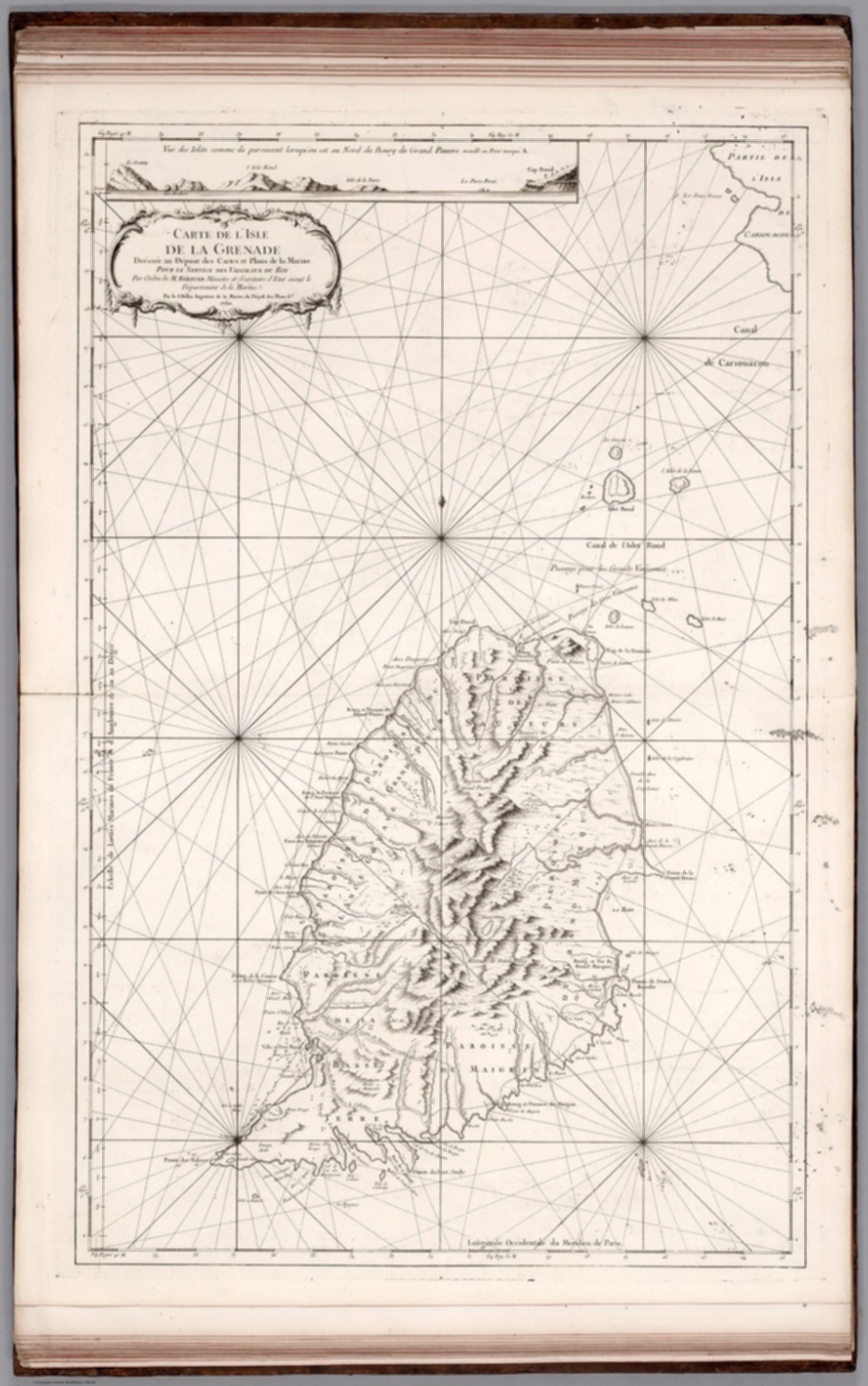 Carte de l'Isle de la Grenade. - David Rumsey Historical Map Collection