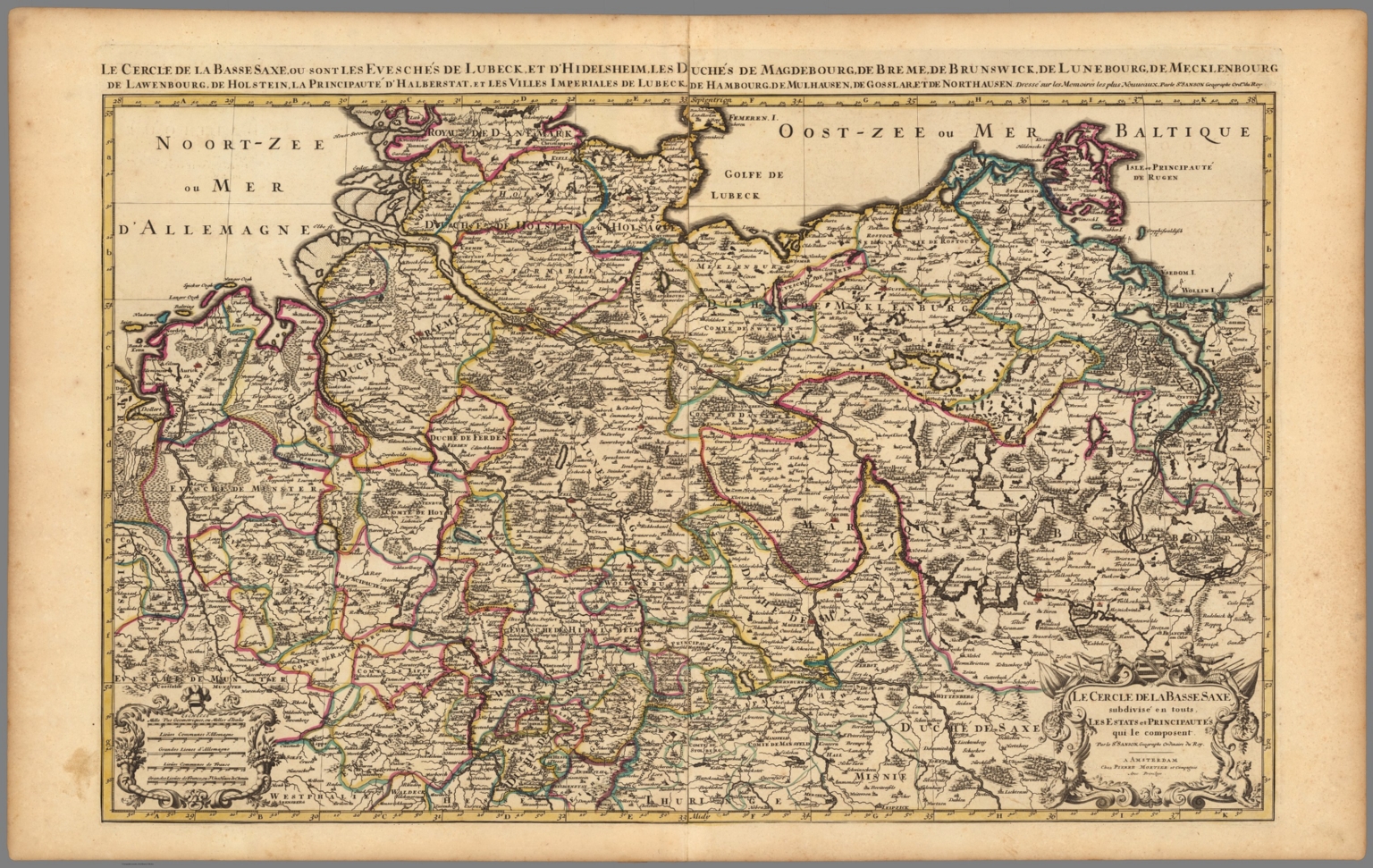Le Cercle de la Basse Saxe. - David Rumsey Historical Map Collection