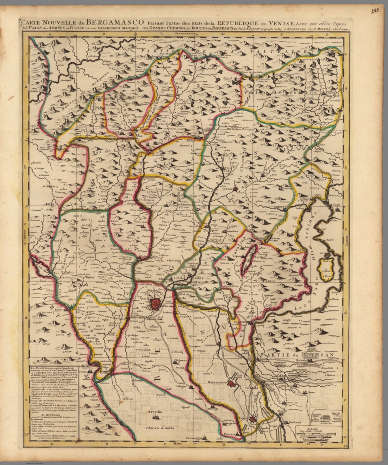 Carte Particuliere du Bergamasco. - David Rumsey Historical Map Collection
