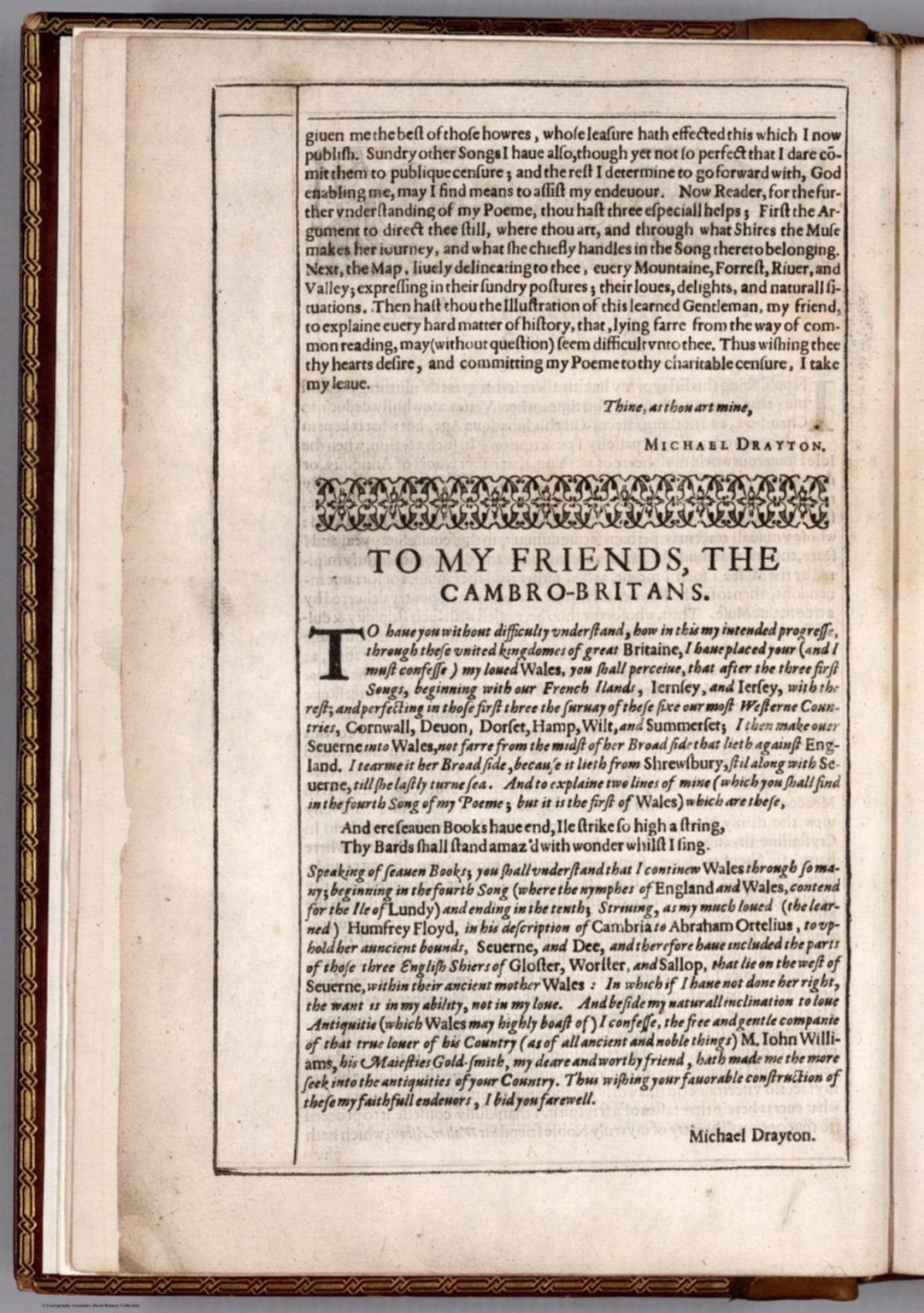 Text: To my Friends, the Cambro-Britans. - David Rumsey Historical Map ...