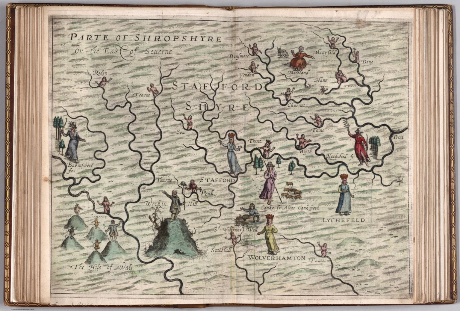 Parte of Shropshyre, Stafford Shyre. - David Rumsey Historical Map ...