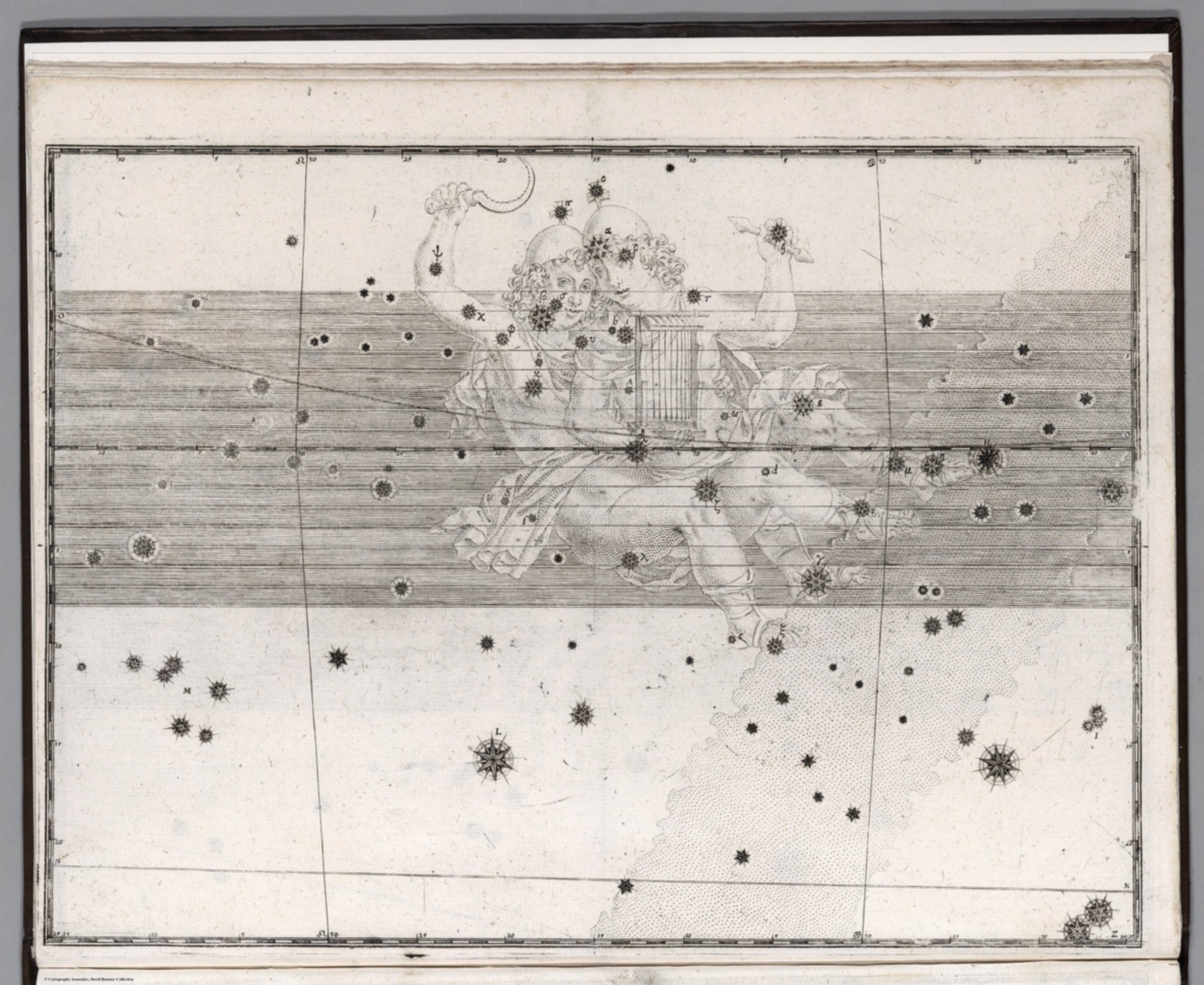Constellation: Gemini, the Twins: Castor and Pollux. - David Rumsey Historical Map Collection