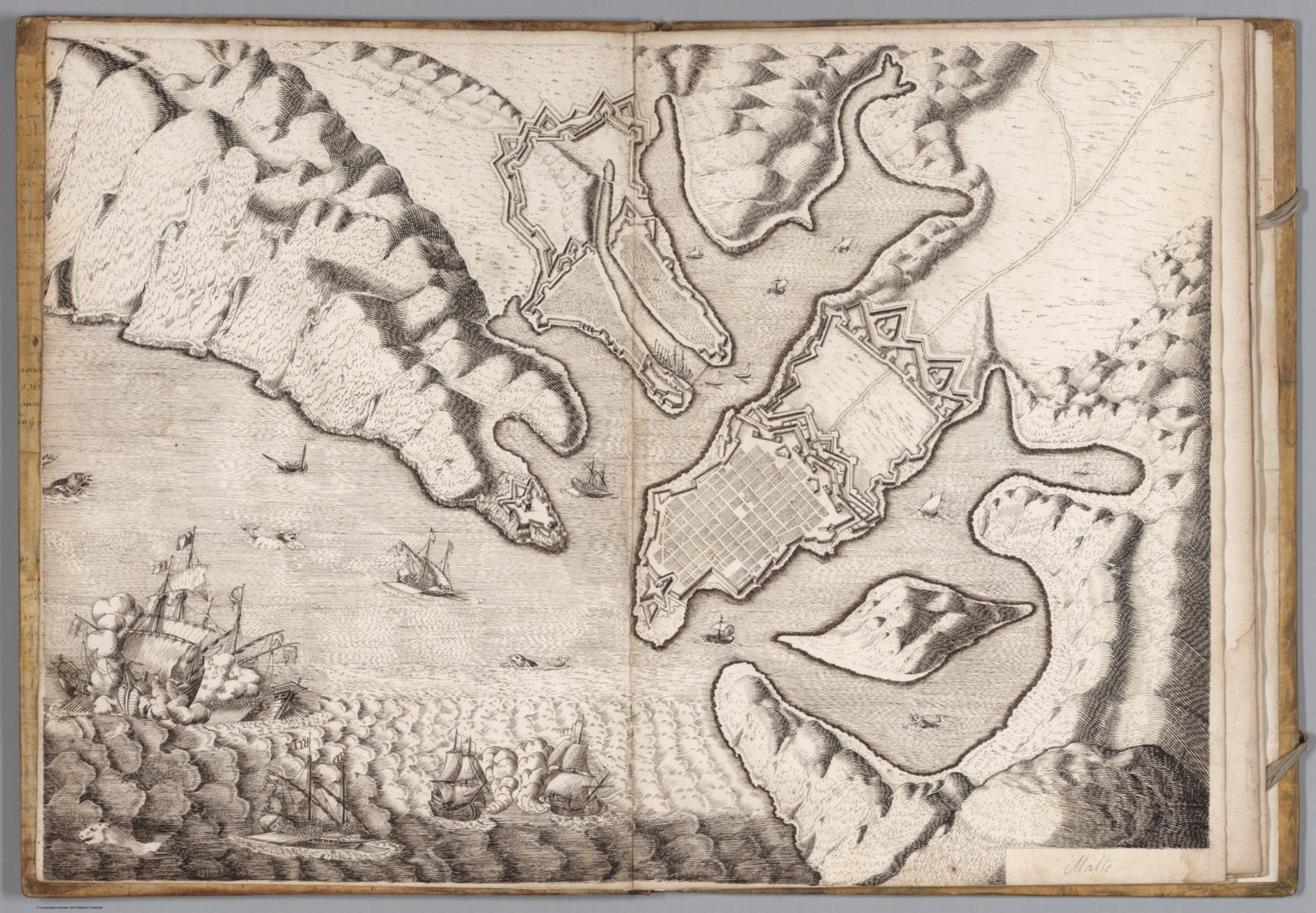 Valletta Harbor, Malta. - David Rumsey Historical Map Collection