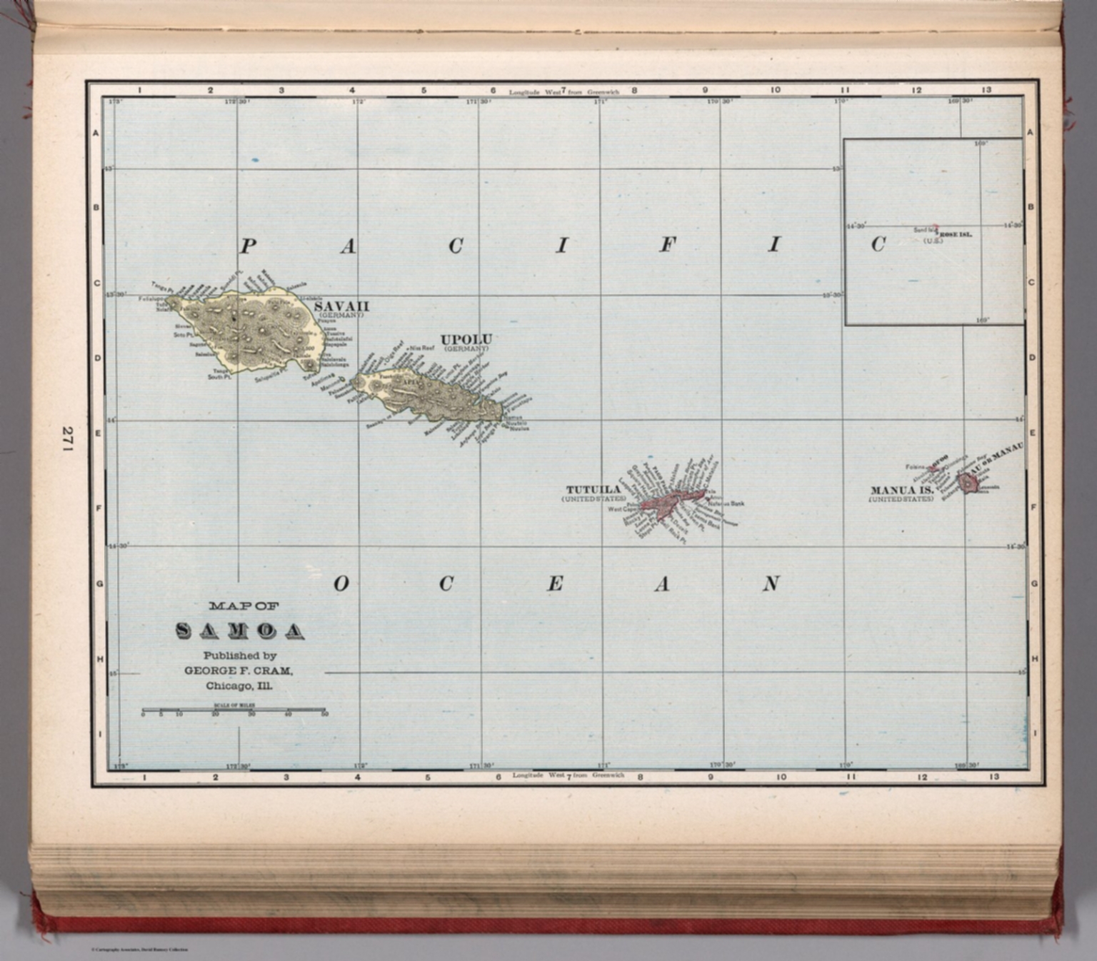 Map of Samoa - David Rumsey Historical Map Collection