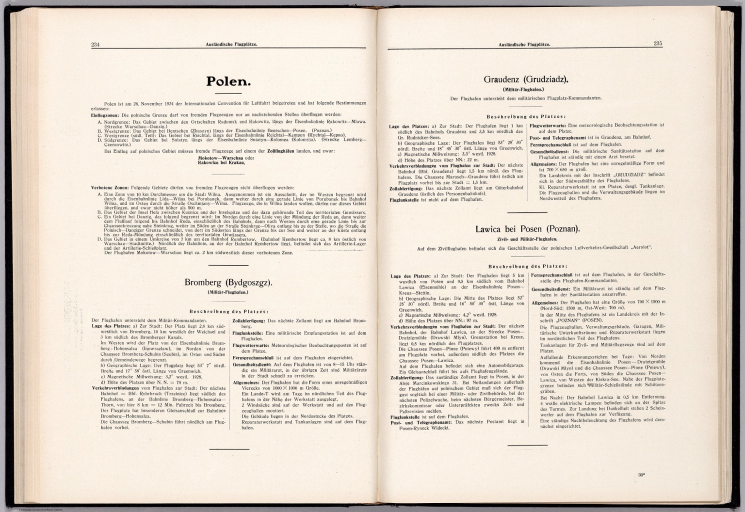 234-235 Text: Polen (Poland). Bromberg (Bydgoszgz). Graudenz (Grudziadz ...