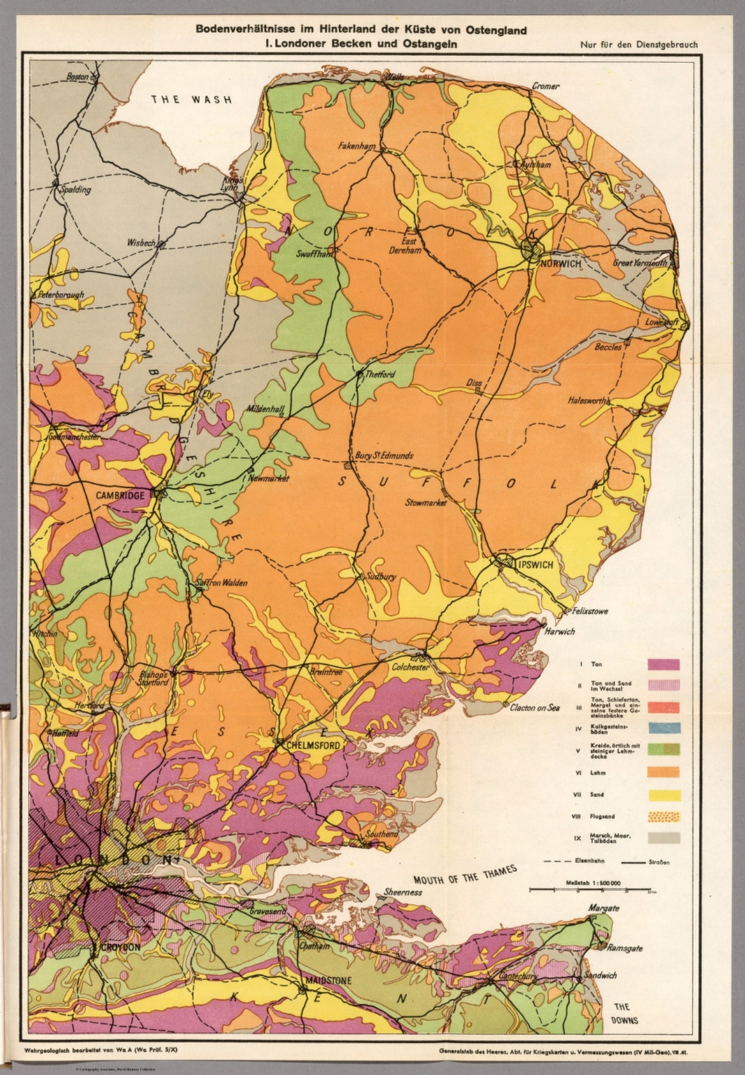 Soil Conditions in the Hinterland of the East English Coast. London ...