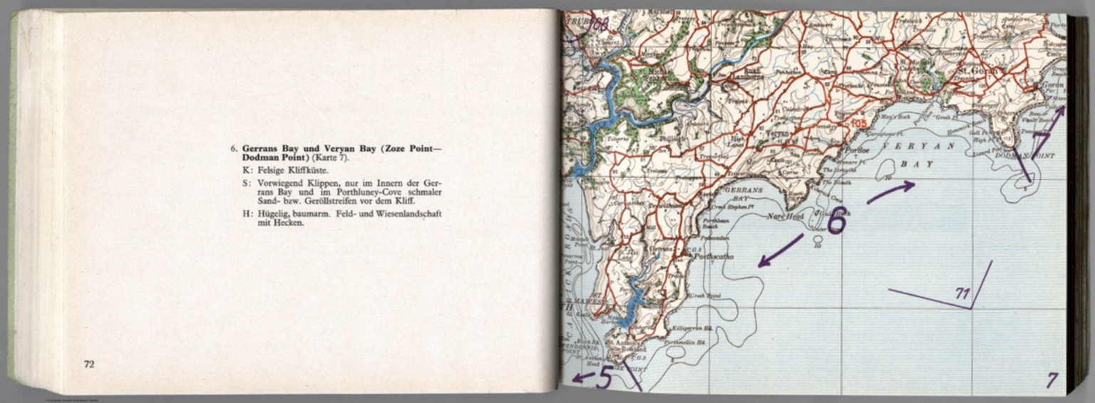 Index Map: 6. Gerrans Bay und Veryan Bay (Zoze Point-Dodman Point ...