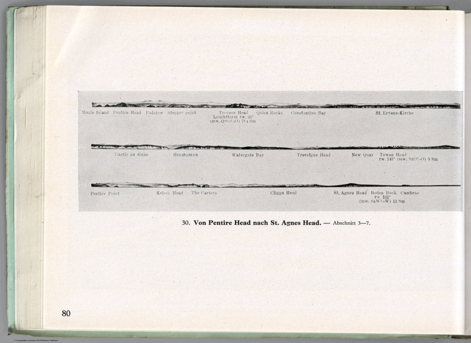 View: 30. Von Pentire Head nach St. Agnes Head. - David Rumsey ...