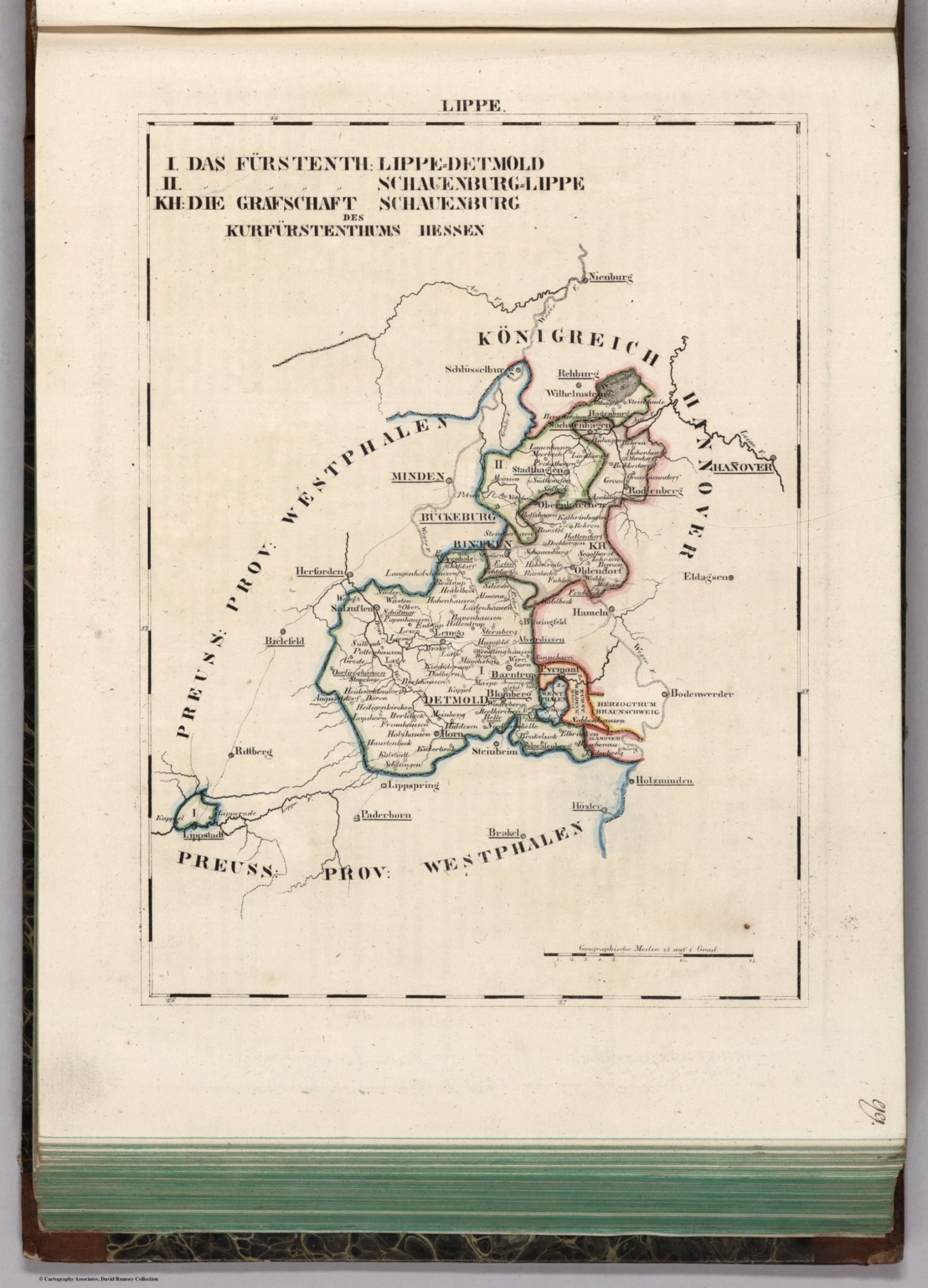V. 2:6-10: VII: III. Lippe. I. Das Furstenth: Lippe=Detmold. II ...