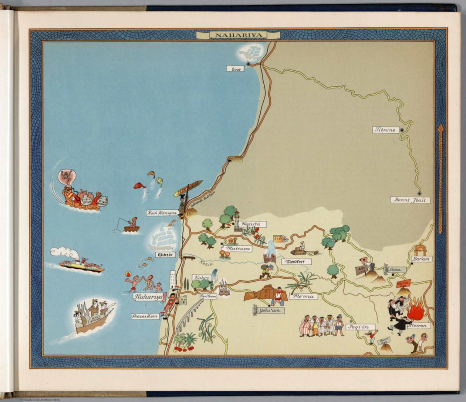 Nahariya - David Rumsey Historical Map Collection