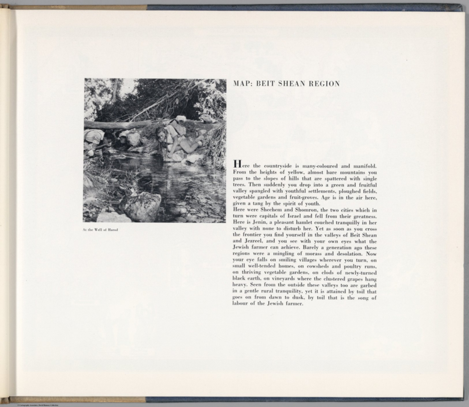 Text Page: Map: Beit Shean Region - David Rumsey Historical Map Collection