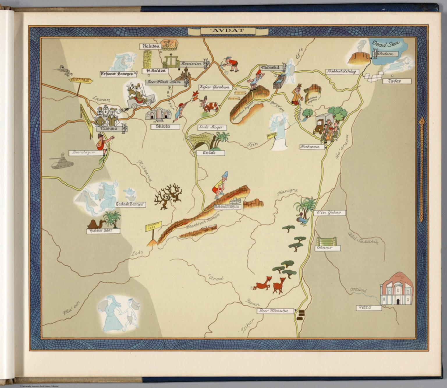 Avdat - David Rumsey Historical Map Collection