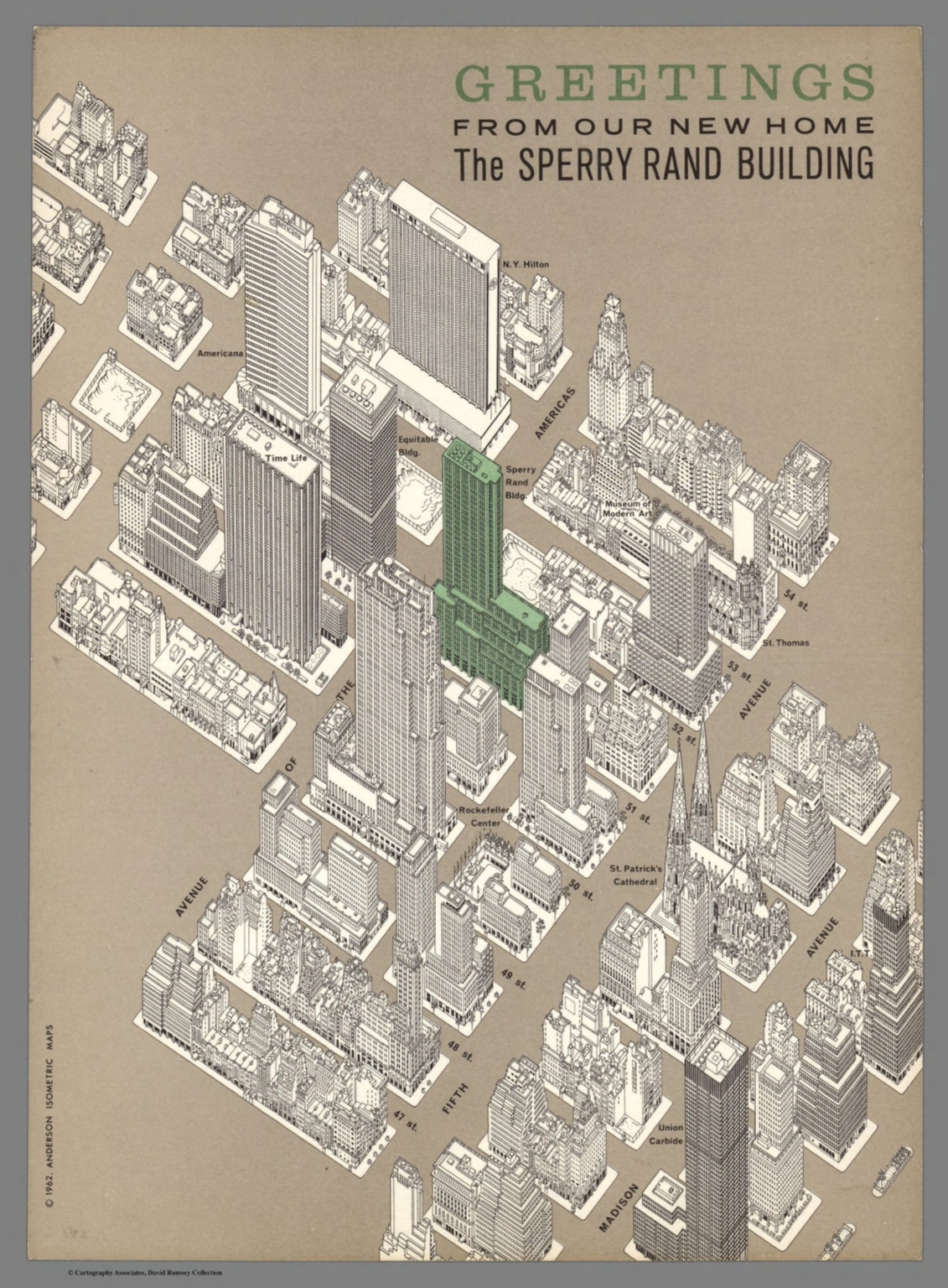 Greetings from our new home : the Sperry Rand building - David Rumsey ...