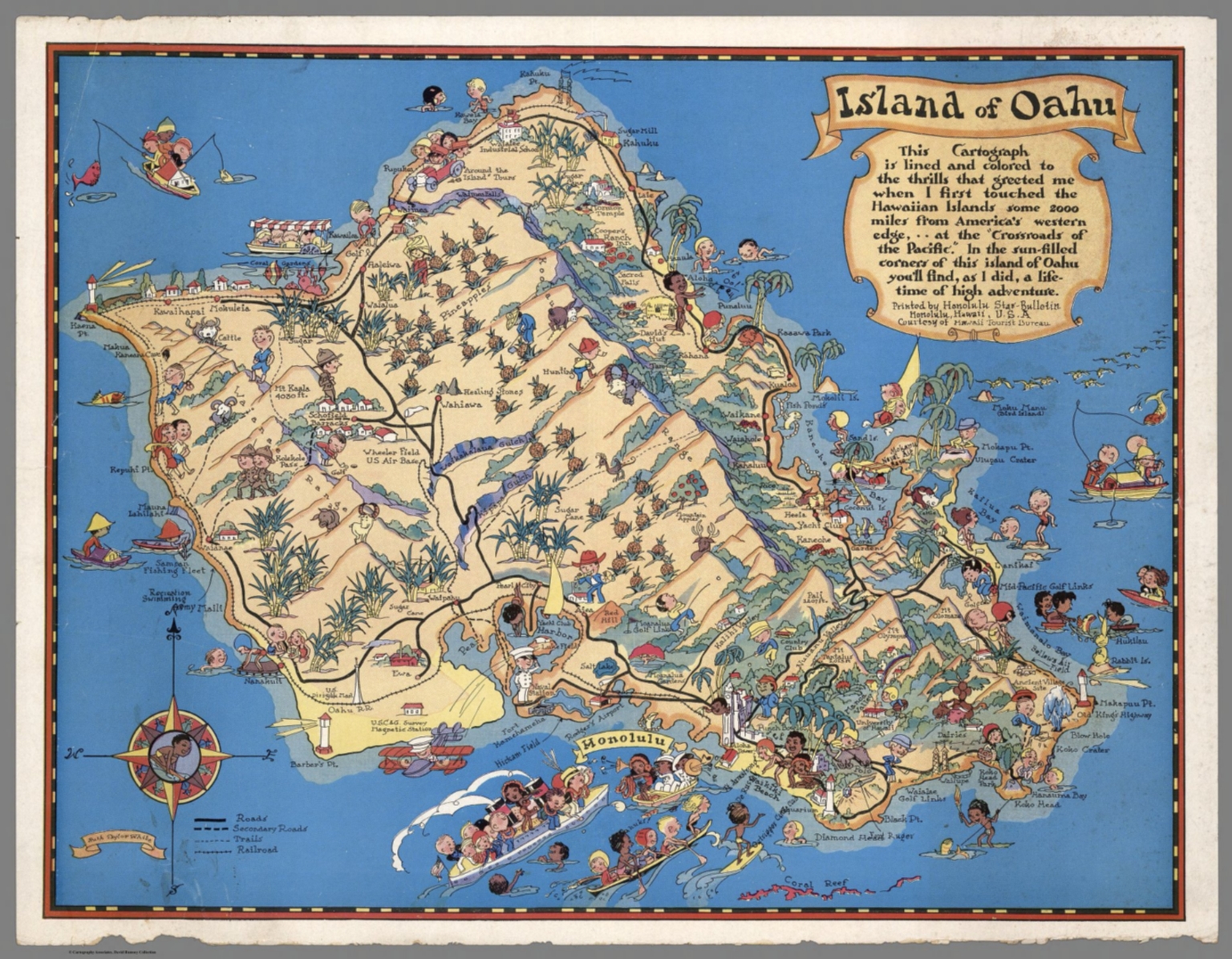 Island of Oahu. - David Rumsey Historical Map Collection