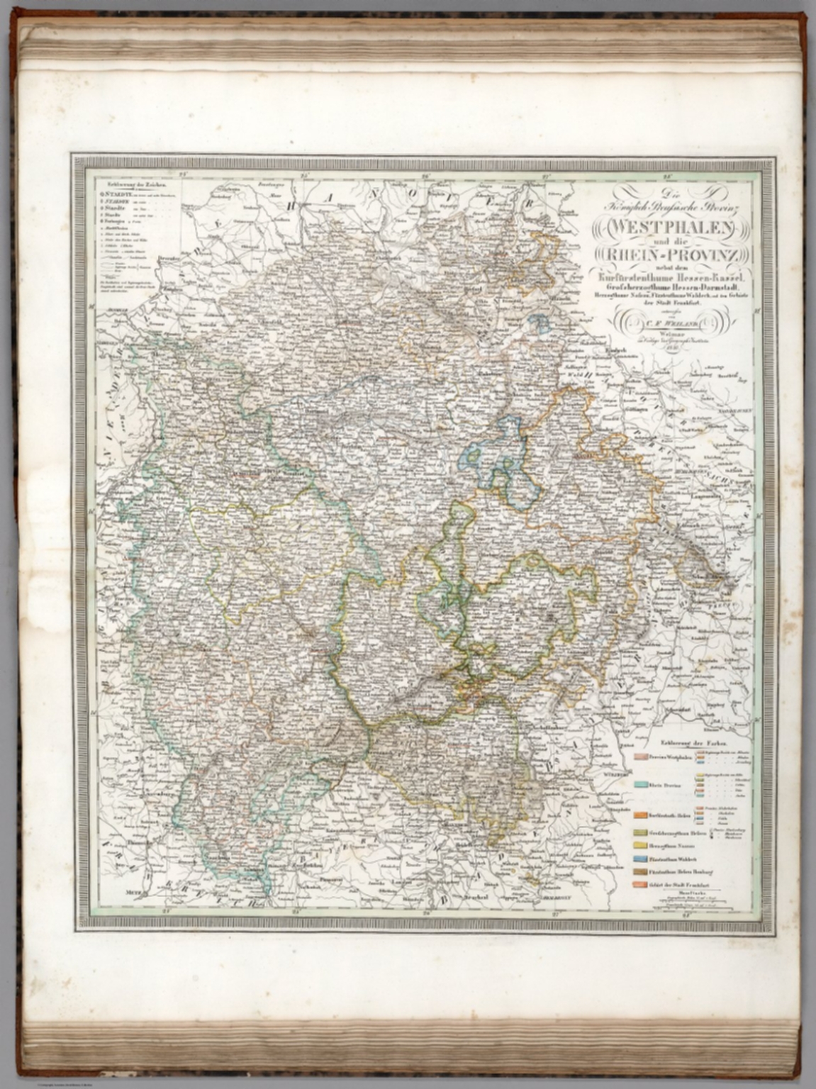 Prussian province of Westphalia and Rhine Province, Germany. - David ...