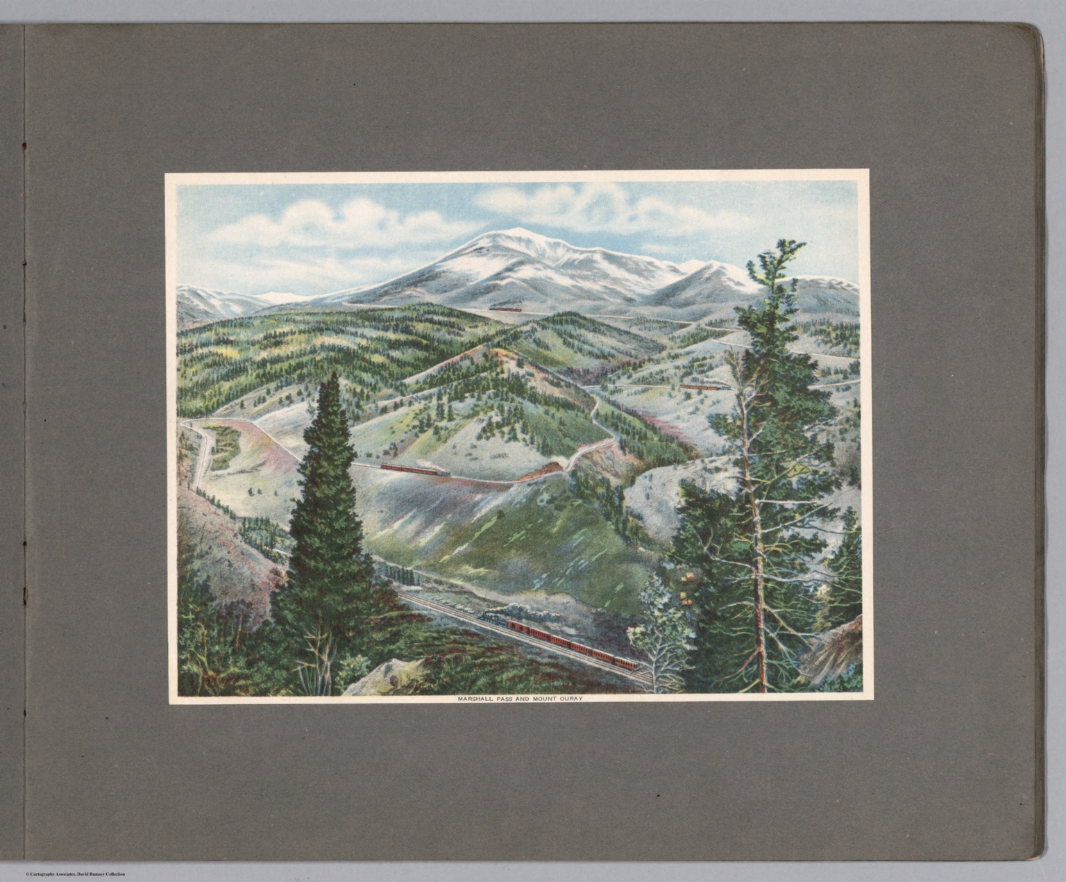 View: Marshall Pass and Mount Ouray. - David Rumsey Historical Map ...