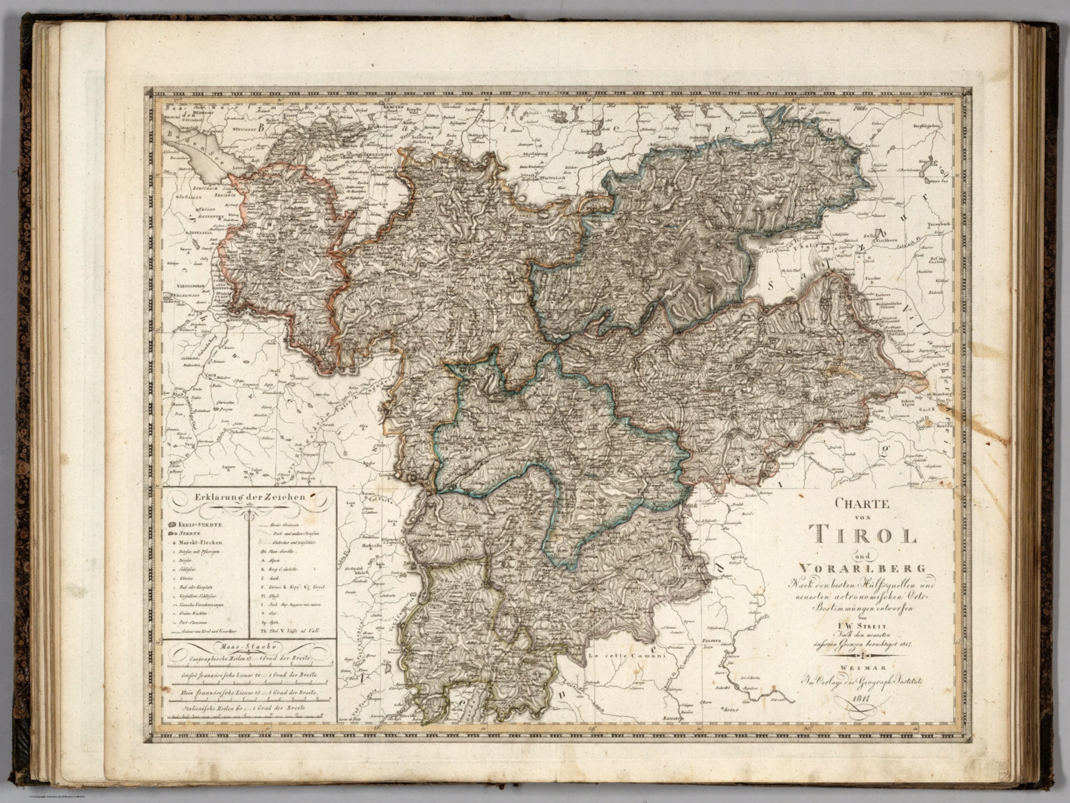 XV. Tirol and Vorarlberg, Austria. - David Rumsey Historical Map Collection