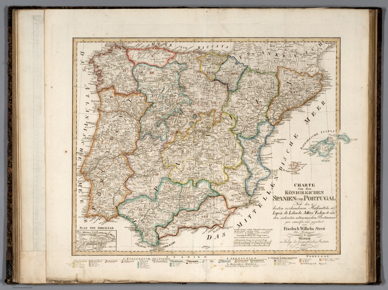 XXVI. Kingdoms of Spain and Portugal. - David Rumsey Historical Map ...