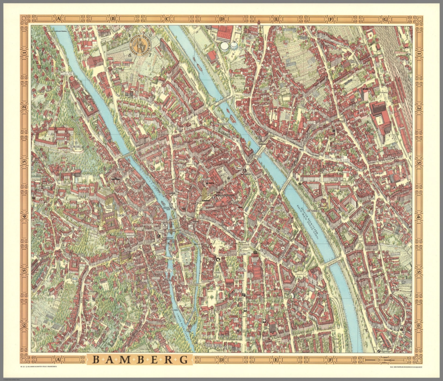 Bamberg, Germany. - David Rumsey Historical Map Collection