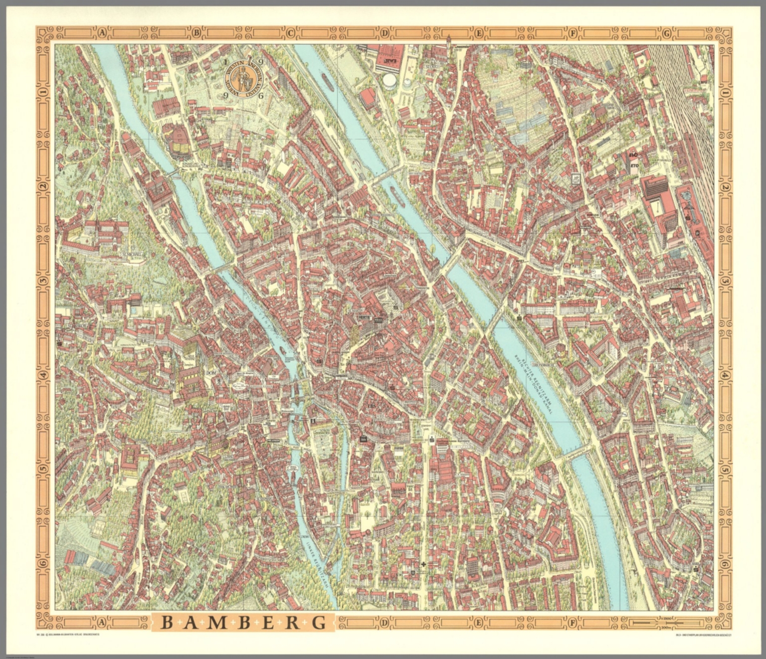 Bamberg, Germany. - David Rumsey Historical Map Collection