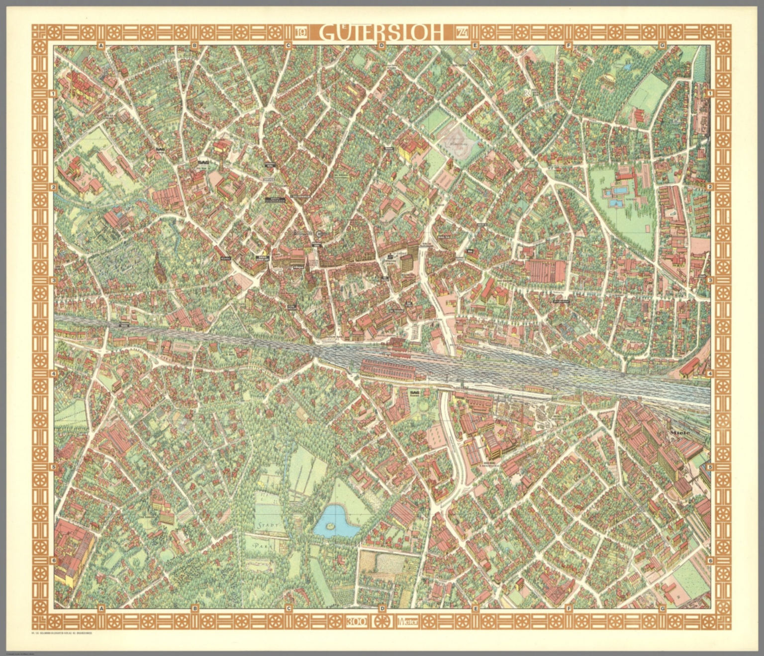 Guetersloh, Germany. - David Rumsey Historical Map Collection